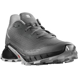Laufschuh Salomon "ALPHACROSS 5", Herren, Gr. 45, grau (pewter), Textil, Schuhe Laufschuh