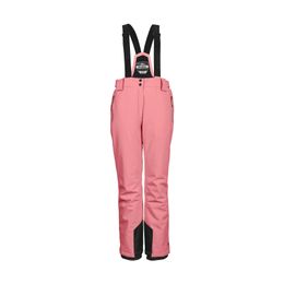 Skihose Killtec "KSW 249 WMN SKI PNTS_ERIELLE", Damen, Gr. 46, Normalgrößen, rosa (hellpink), Oberstoff: 100% Polyester, Futter: 100% Polyester, Füllung: 100% Polyester (recycelt), Hosen, Wind- und wasserdicht, verstellbare Träger, PFAs-frei imprägniert