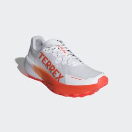 adidas terrex Herren Trailrunningschuh "AGRAVIC 3", Gr. 44cloud weiß, semi impact orange, dash grau, Synthetik, Textil, Schuhe, Trail-Runningschuhe