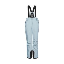 Skihose Killtec "KSW 249 WMN SKI PNTS_ERIELLE", Damen, Gr. 40, Normalgrößen, hellblau, Oberstoff: 100% Polyester, Futter: 100% Polyester, Füllung: 100% Polyester (recycelt), Hosen, Wind- und wasserdicht, verstellbare Träger, PFAs-frei imprägniert