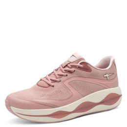 Plateausneaker Tamaris "VITALA", Damen, Gr. 37, rosa (rose), Textil, Sportlich, Schuhe, Plateau, Freizeitschuh, Schlupfschuh mit Ortholite-Ausstattung