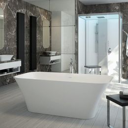 Hoesch LEROS freistehende Badewanne, softcube, 4470.010,
