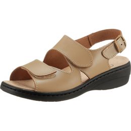 Damen Sandalette beige Gr&ouml;&szlig;e 37