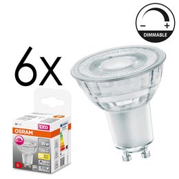 hofstein LED GU10 6er Set 3,7 Watt 2700 Kelvin 230 Lumen