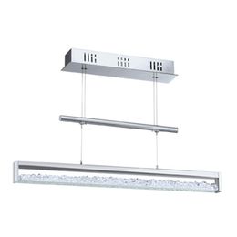 Eglo Leuchten Eglo CARDITO 1 Pendelleuchte LED Chrom, Kristalloptik, 1-flammig