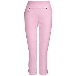 WITT Damen Stretch-Hose in Wadenl&auml;nge, ros&eacute;, Gr&ouml;&szlig;e 21