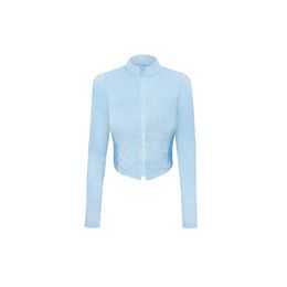 Ekcentrik Athletic Zip-Up Hoodie 'Baby Blue' female Blue size M