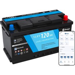 Berger LiFePO4 Lithium Batterie 120 Ah 12 V mit Bluetooth - Fahrzeug-Batterien