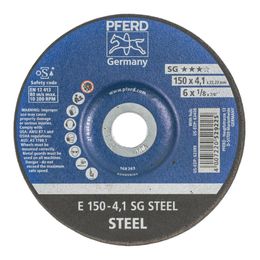 Pferd Schruppschleifscheibe SG-STEEL, Scheiben-⌀xScheibenbreite: 150X4 mm (4007220529225)