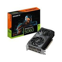 Gigabyte GeForce RTX 5060 WINDFORCE MAX OC 8G, Grafikkarte DLSS 4, 3x DisplayPort, 1x HDMI 2.1