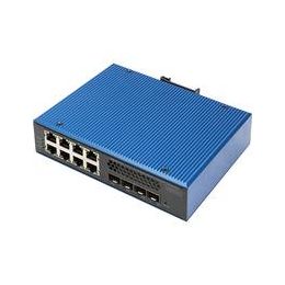 Digitus Industrial 8 + 4 10G Uplink Port L3 managed Gigabit, Switch