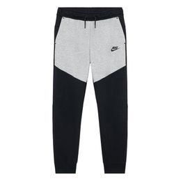 Nike Sportswear Hose 'TCH FLC' Jungen Gr&ouml;&szlig;e 147/158 hellgrau / schwarz
