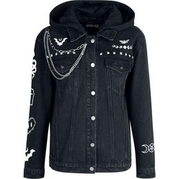 Gothicana by EMP The Witching Hour Jeansjacke schwarz in L Q325-000653