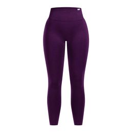 Smilodox Leggings mit Scrunch für Yoga & Pilates Damen Größe M violettblau