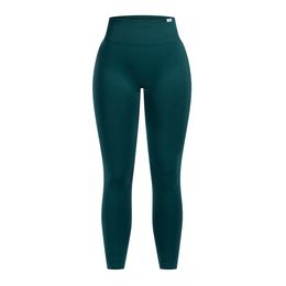 Smilodox Leggings mit Scrunch f&uuml;r Yoga & Pilates Damen Gr&ouml;&szlig;e S dunkelgr&uuml;n