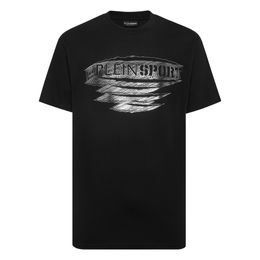 Plein Sport T-Shirt Herren Gr&ouml;&szlig;e M silbergrau / schwarz