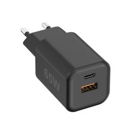 FONTASTIC USB Ultra Schnell-Reiselader Mini GaNto65 schwarz