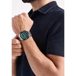 Nautica Analoguhr 'NCT BLUESAIL' Herren Gr&ouml;&szlig;e One Size silber