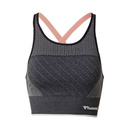 Hummel Sporttop Damen Gr&ouml;&szlig;e L anthrazit / pfirsich / wei&szlig;