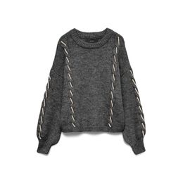 V&eacute;ro Moda Vero Moda Pullover 'VMIlina' Damen Gr&ouml;&szlig;e XL graumeliert