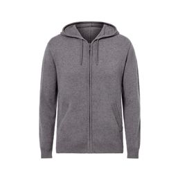 Cash-mere.ch Kaschmir Strickjacke Herren Gr&ouml;&szlig;e XL grau
