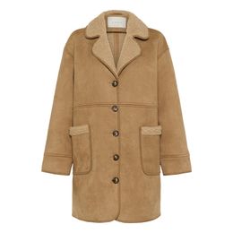 Kaffe Winterjacke Damen Gr&ouml;&szlig;e XXL nude / camel