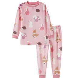 Topomini Baby Nicki-Schlafanzug mit Waldtier-Allover