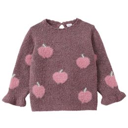 Topomini Baby Strickpullover mit Apfel-Motiven