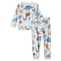 Topomini Baby Nicki-Schlafanzug mit Dino-Allover