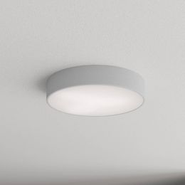 Deckenlampe Cleo 400, grau, Sensor, IP54, Ø 40 cm, Metall