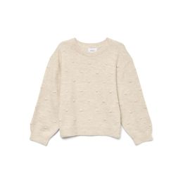 Vero Moda Girl Pullover 'VMFRANCESCA' M&auml;dchen Gr&ouml;&szlig;e 146/152 beige
