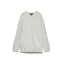 Vero Moda Curve Strickjacke 'VMCMarlin' Damen Gr&ouml;&szlig;e XXL graumeliert