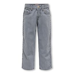 Only Girls Jeans 'KMGLUMI' M&auml;dchen Gr&ouml;&szlig;e 128 grau
