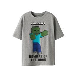 name it T-Shirt 'Minecraft' Jungen Gr&ouml;&szlig;e 146/152 grau / mischfarben