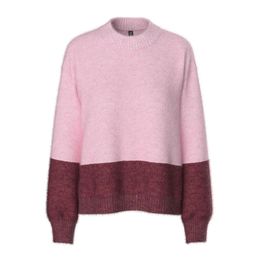 Pieces Pullover 'PCIvy' Damen Gr&ouml;&szlig;e L rosa / weinrot