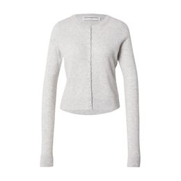 Pure Cashmere NYC Strickjacke Damen Gr&ouml;&szlig;e L graumeliert