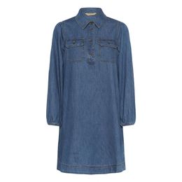 Culture Kleid Damen Gr&ouml;&szlig;e 34 blue denim Winterkleid