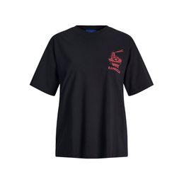 Jack & Jones JJXX T-Shirt 'JXRamen' Damen Gr&ouml;&szlig;e XL rot / schwarz
