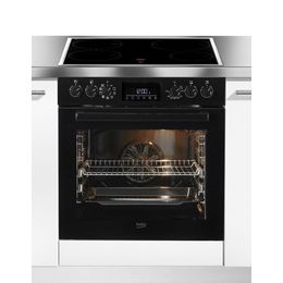 Beko Induktions Herd-Set "BBUM17341BE", Energieeffizienz: A+ (A+++-D), schwarz, Herdsets, Heißluft mit Ringheizkörper