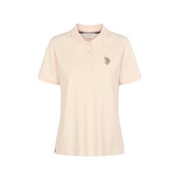 U.S. Polo Assn. Polo 'UWHariet' Damen Gr&ouml;&szlig;e XS dunkelbeige / rosa