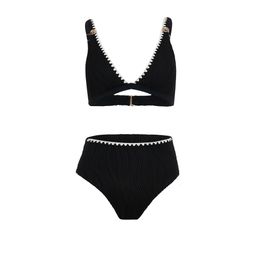 South Beach Bikini Damen Gr&ouml;&szlig;e L schwarz / wei&szlig;