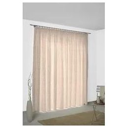 Vorhang WIRTH "Gospic" Gr. 2, orange (terra), B:132cm H:175cm, Jacquard, Baumwolle, Polyester, Gardinen