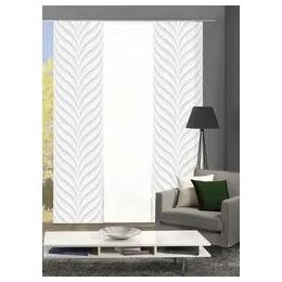 Schiebegardine Home Wohnideen "MURRAY 3er SET" Gr. 1, grau, B:60cm H:245cm, Polyester, Gardinen, Schiebevorhang Digidruck 3er Set MURRAY
