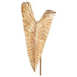 Winterliche Kunstpflanze CREATIV DECO "Weihnachtsdeko", gold (goldfarben), H:107cm, Kunststoff, Kunstpflanzen, goldfarben