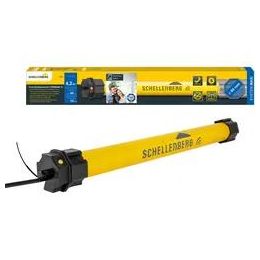 Rollladenmotor Schellenberg "Premium, Rohrmotor mit Funk Endlageneinstellung", gelb, B:6,5cm L:55,5cm &Oslash;:4,5cm, Kunststoff, Stahl, Rollladenmotoren, geeignet f&uuml;r 60 mm Rollladenwellen, Maxi, 10 Nm, Zugkraft 20 kg