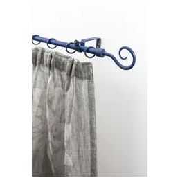 Gardinenstange Garesa "Roma", blau (blau, goldfarben), L:200cm, Gardinenstangen