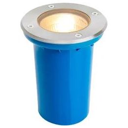 Näve LED Gartenstrahler NÄVE "Suelo", silber (silberfarben), B:14,8cm H:20,3cm L:14,8cm, Leuchten, E27 max. 9W LED, Belastbarkeit: bis 1.000 kg, stahl-blank, d: 10,2cm