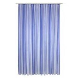 Gardine WIRTH "Eloise" Gr. 8, blau, B:750cm, Polyester, Gardinen, Store