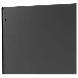Hochbeet-Verkleidung BioHort "Paneelpaket MAXI", grau (dunkelgrau, metallic), B:94cm H:77cm, Stahlblech, Abdeckblenden, BxH: 94x77 cm