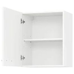 H&auml;ngeschrank KOCHSTATION "KS-Scafa", wahlweise T&uuml;rschlag rechts oder links", wei&szlig; (wei&szlig;, zement hell), B:60cm H:60cm T:35cm, Schr&auml;nke, H&auml;ngeschrank, in meheren Breiten, H&ouml;he 60 cm, wahlweise T&uuml;rschlag rechts oder links
